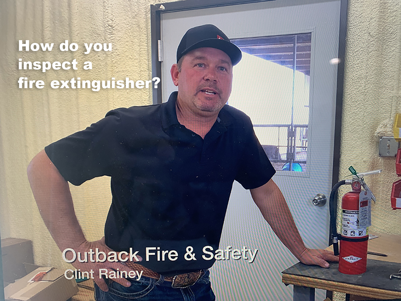 How do I inspect a fire Extinguisher - Outback Fire & Safety